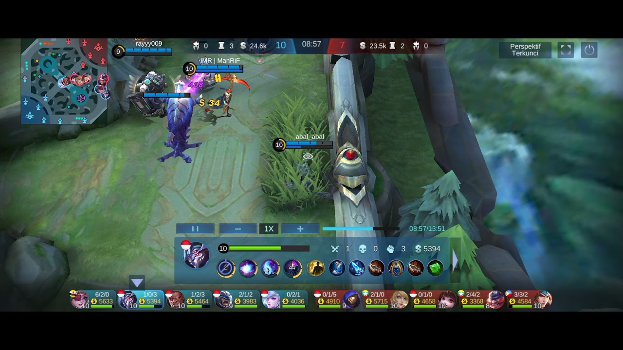 #tutorial Hero zask + build item terbaru 2021 bikin lawan nafsu kill ...