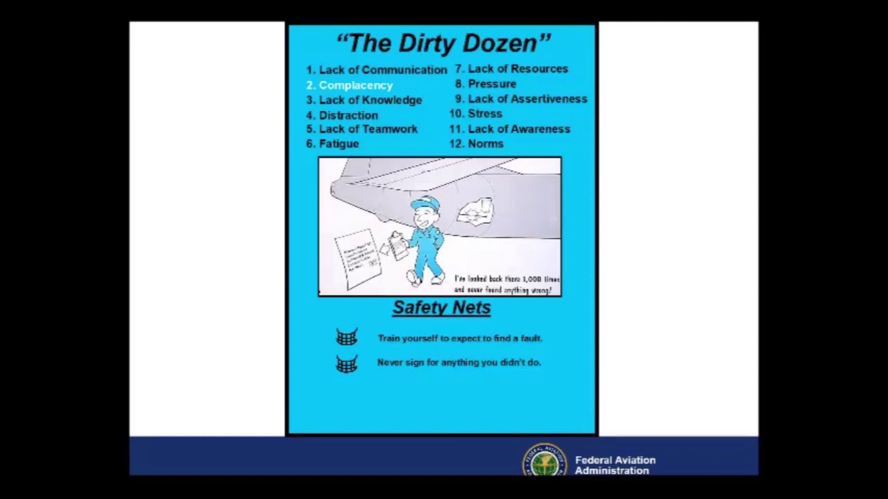FAASTeam Webinar: Dirty Dozen for Helicopters/Rotary Wing Aircraft ...