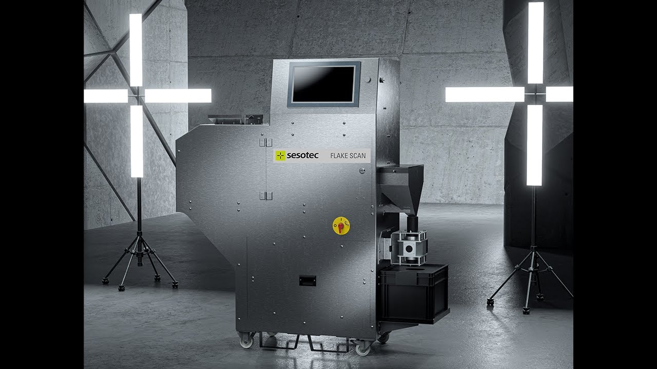 SESOTEC FLAKE SCAN - Analysis System for Quality Plastic Flake - YouTube