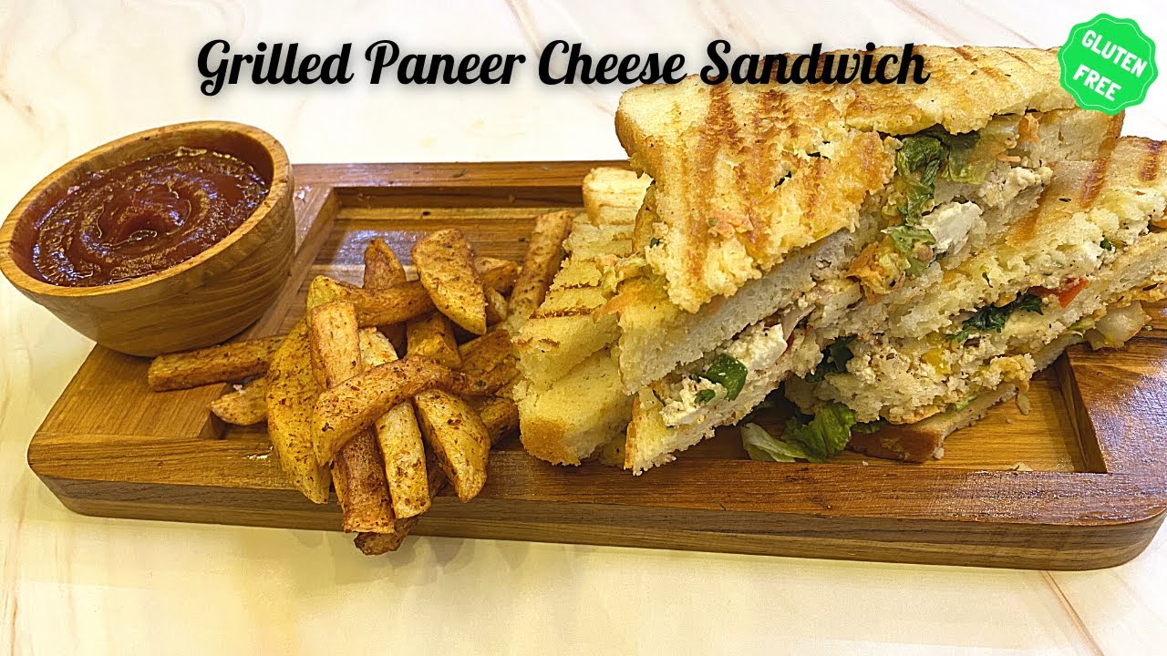 Grilled Paneer Cheese Sandwich | Double Layered Sandwich | Tasty and ...