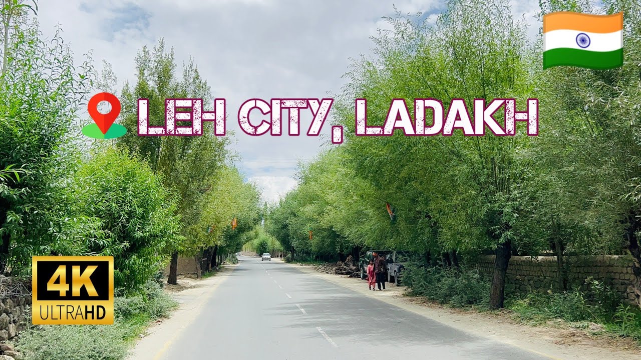 Leh City, Ladakh, INDIA 4K Walking Tour City 2024 || Leh city, Ladakh ...
