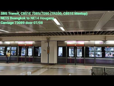 [C851Es Meetup] SBS Transit - Alstom C851E [7089/7090] [Buangkok → ...