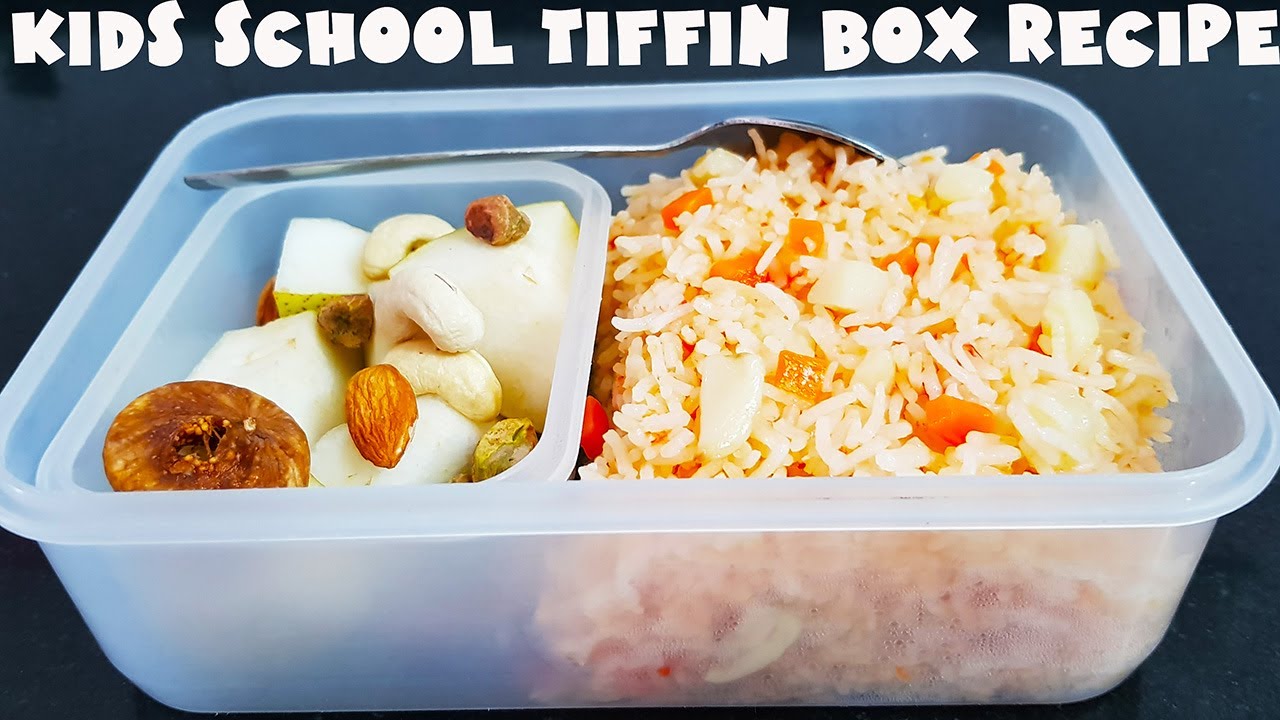 Kids School Tiffin Box Recipe l Tomato rice easy recipe in hindi l ...