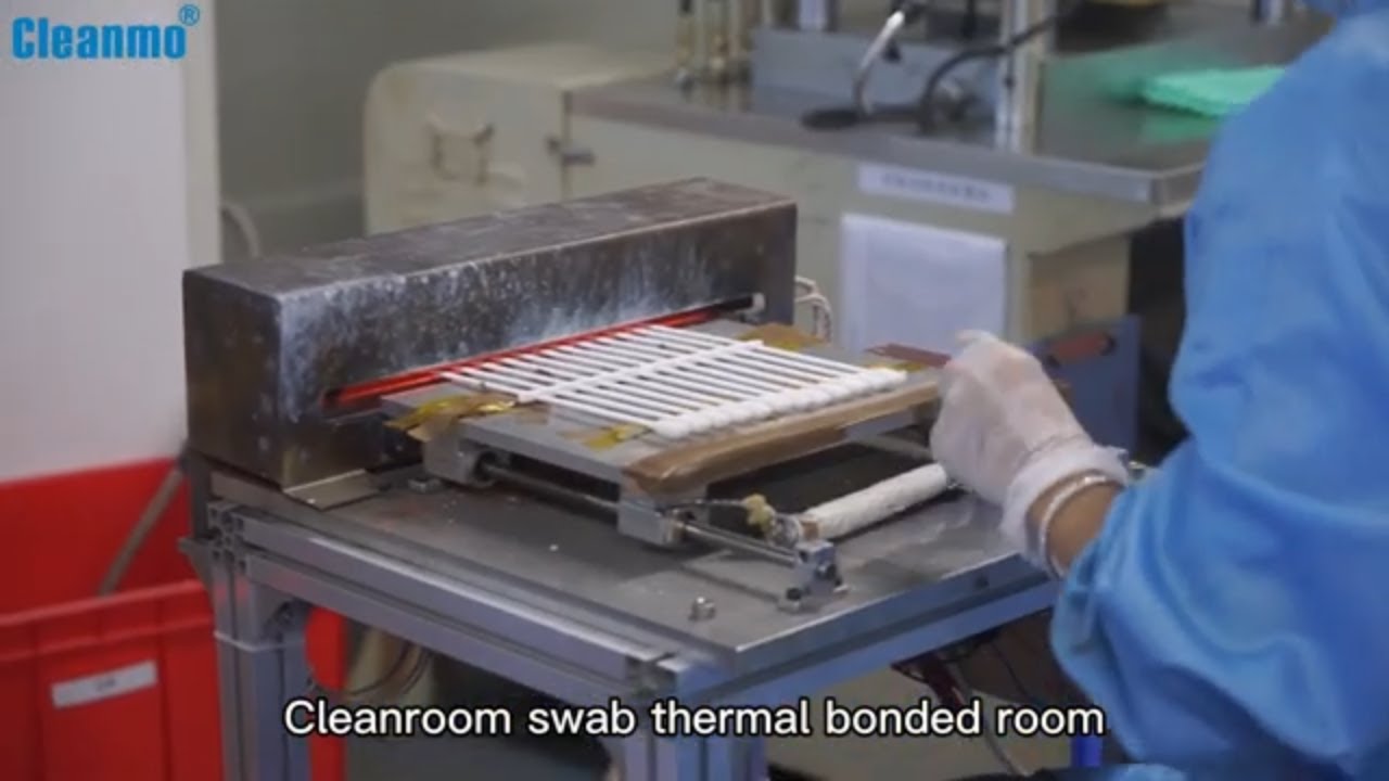 Cleanroom Swab Manufacturer : Our Cleanroom Swab Production Line - YouTube