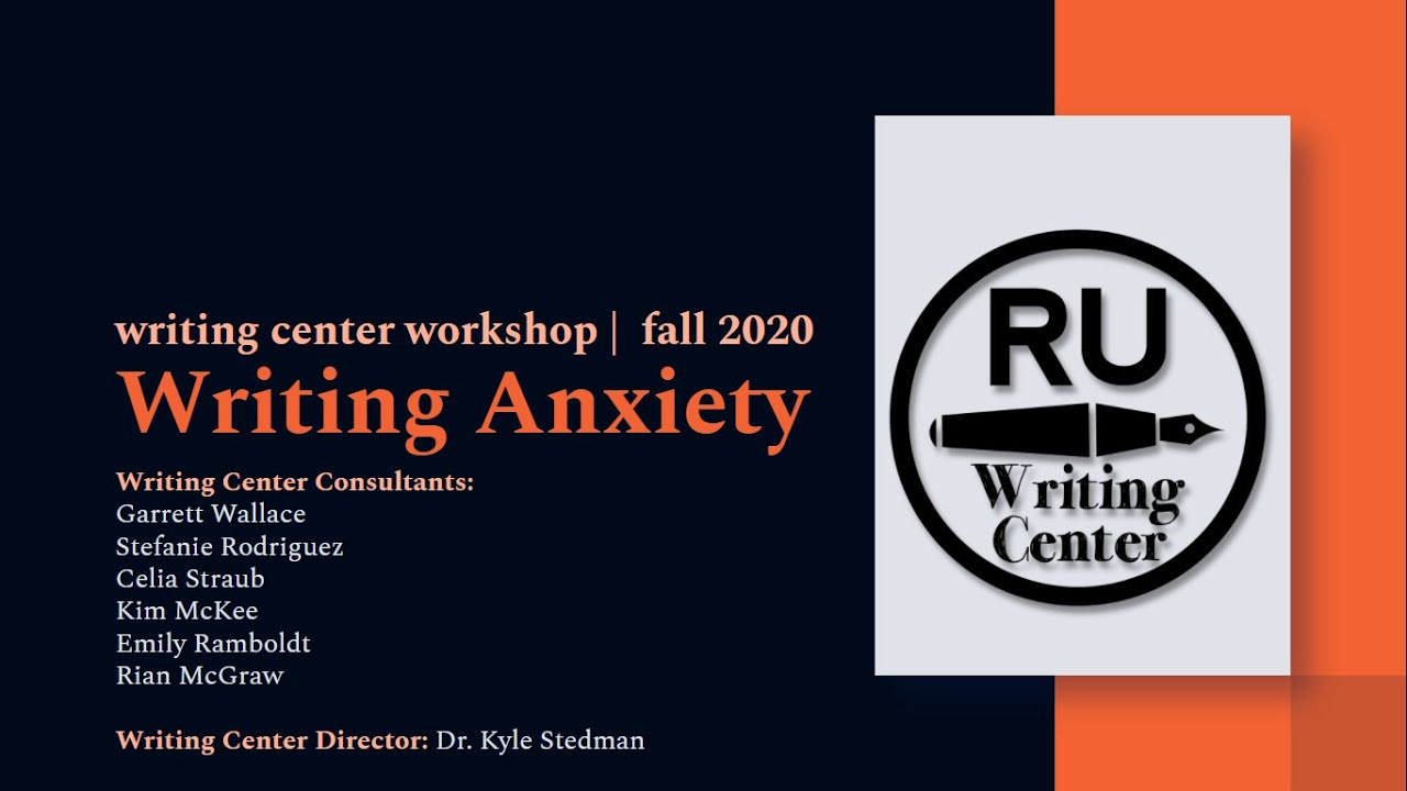 Dealing with Writing Anxiety (Writing Stories, vol. 1) - YouTube