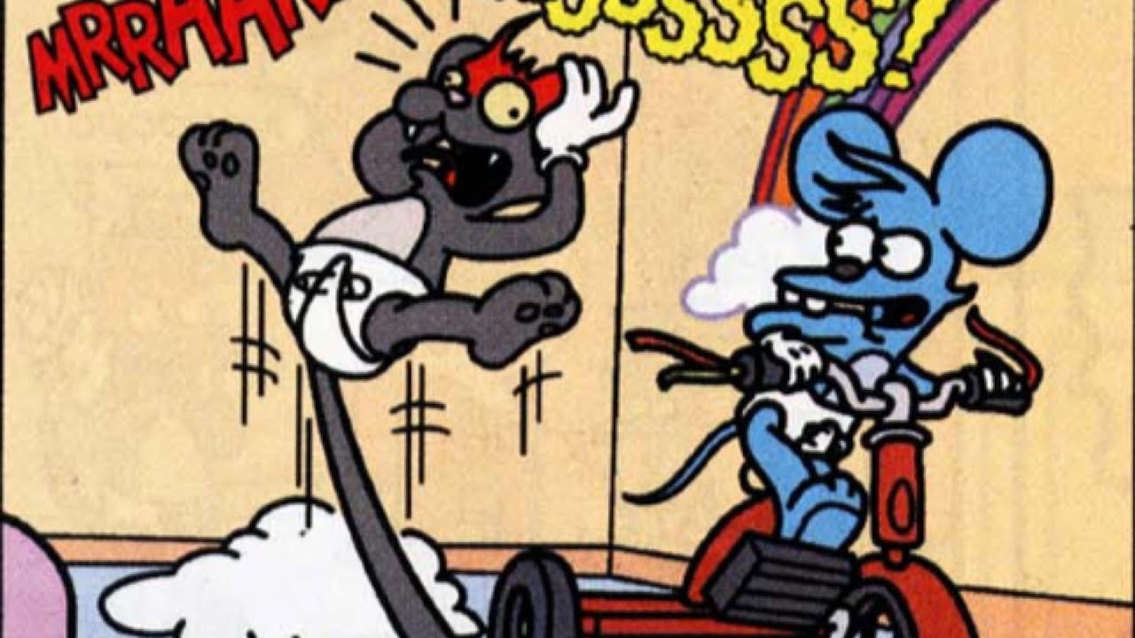 Bart Simpson Comic issue 10 Itchy and Scratchy of Mice and Menace - YouTube