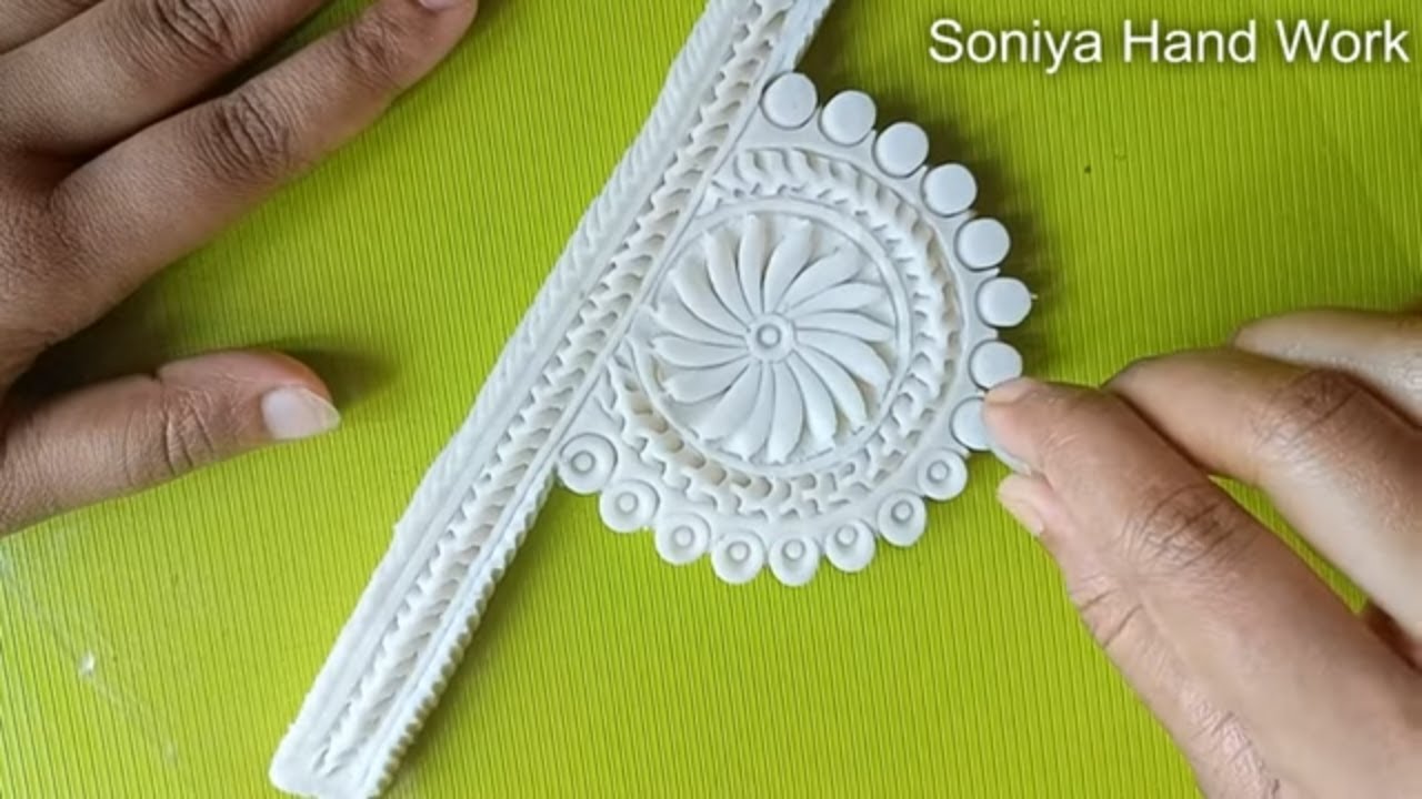 নকশী পিঠা ডিজাইন হাতপাখা ডিজাইনে | Nokshi Pitha Design | Full Pitha ...