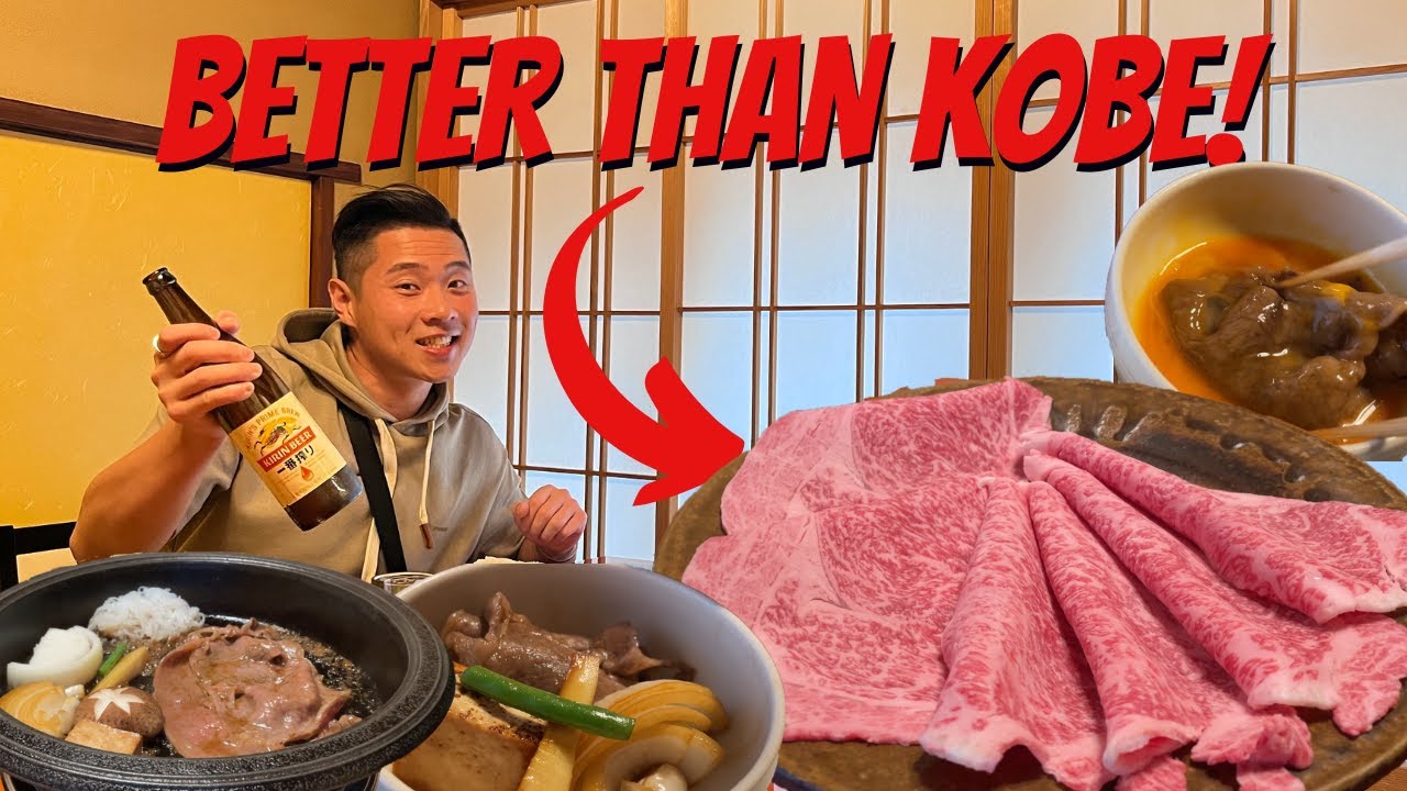 BEST A5 WAGYU BEEF Sukiyaki experience in Tokyo Japan! - YouTube
