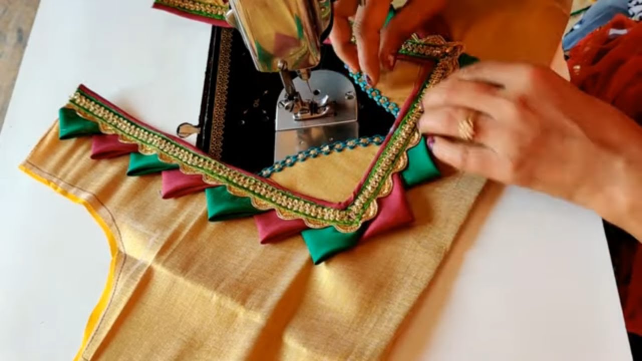 Blouse Design Cutting and Stitching - YouTube