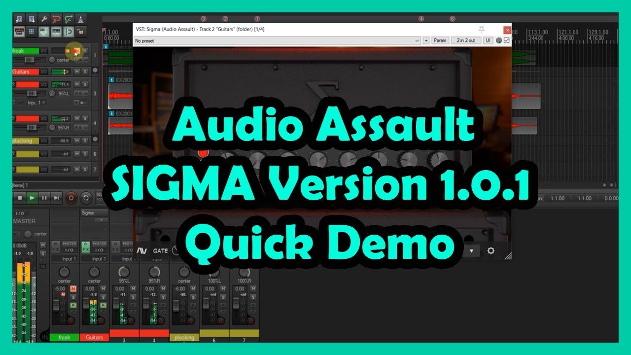 Audio Assault Sigma version 1.0.1 Quick Demo - YouTube
