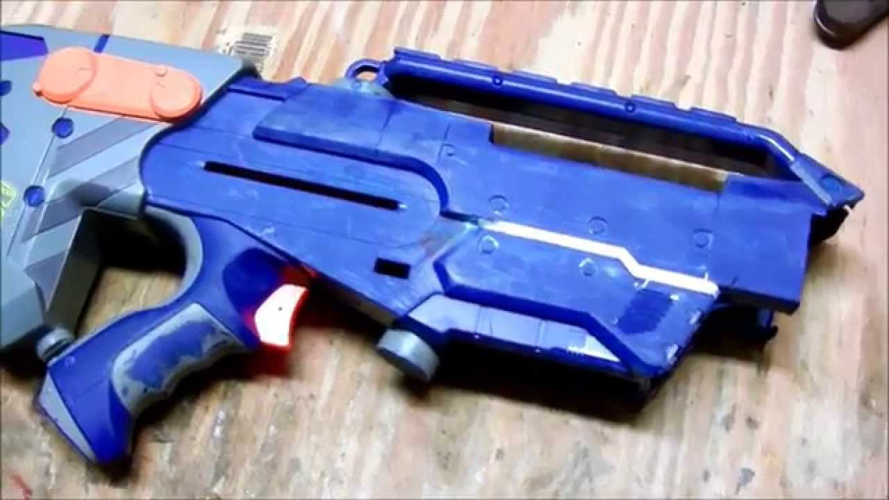 Modded Nerf Longshot (Key Ring Mod) - YouTube