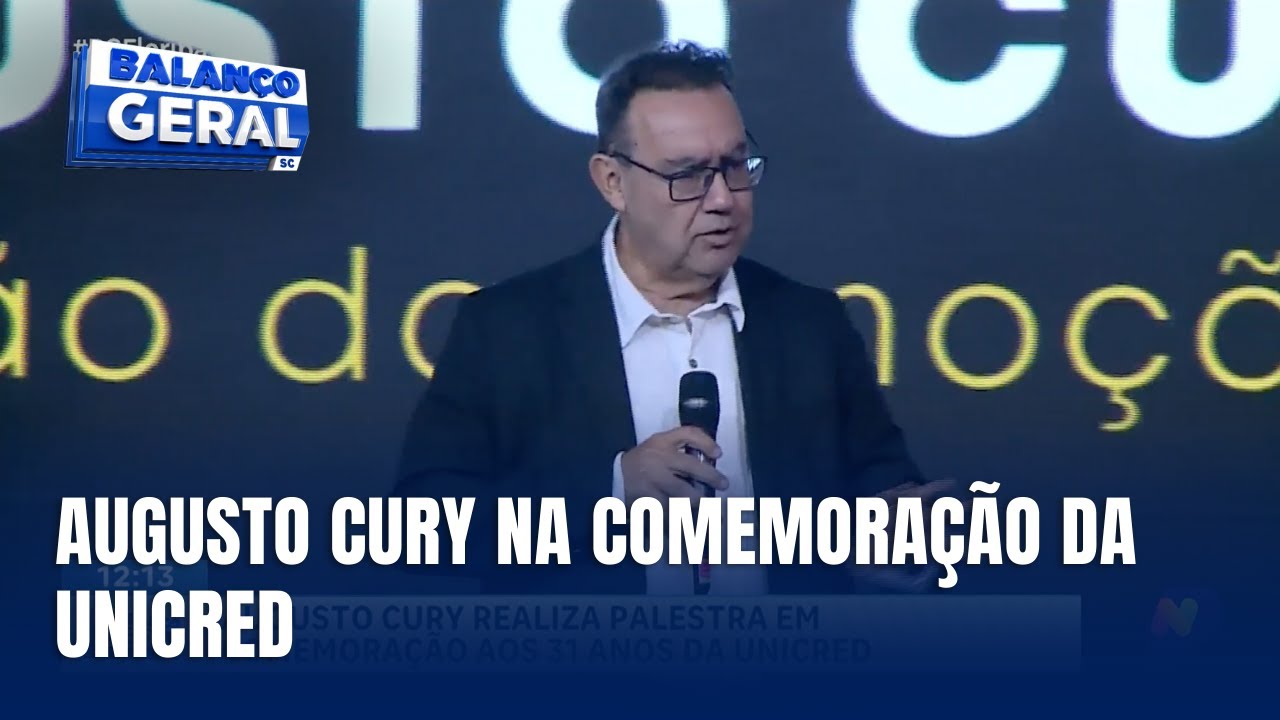 Augusto Cury comemora os 31 anos da Unicred com palestra em ...