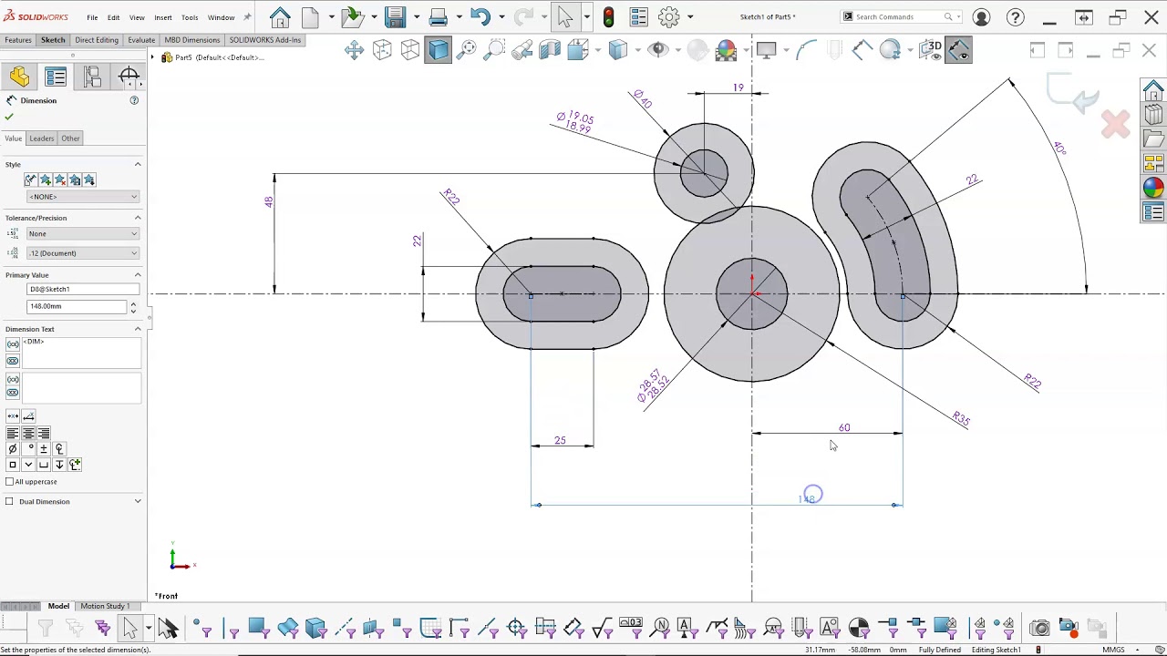 20210103 TechDraw Ex3-12 - YouTube