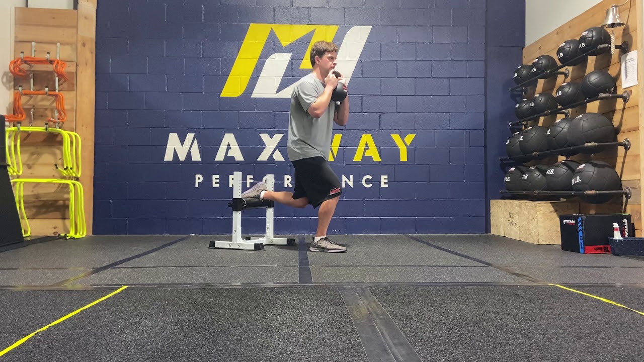 Eccentric Rear Foot Elevated Split Squat - YouTube
