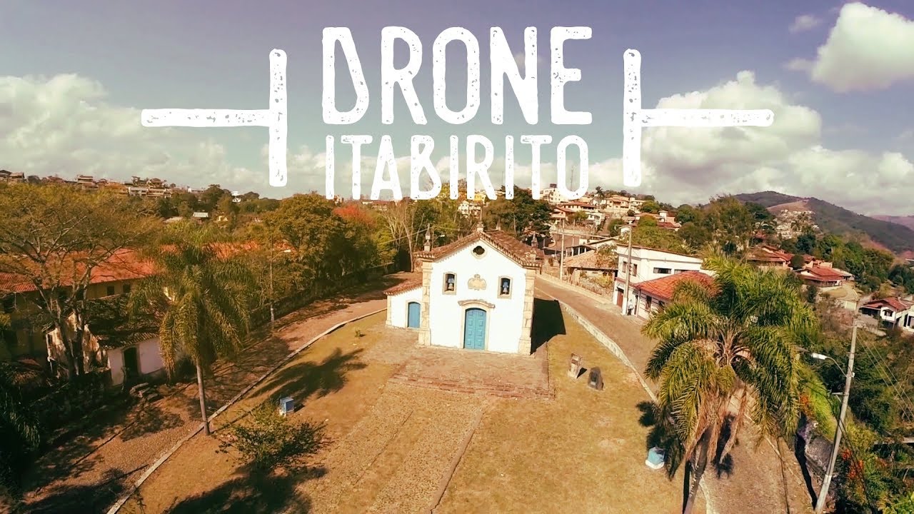 Itabirito vista do alto de um DRONE (helicóptero) 500m de altura / Tuca ...