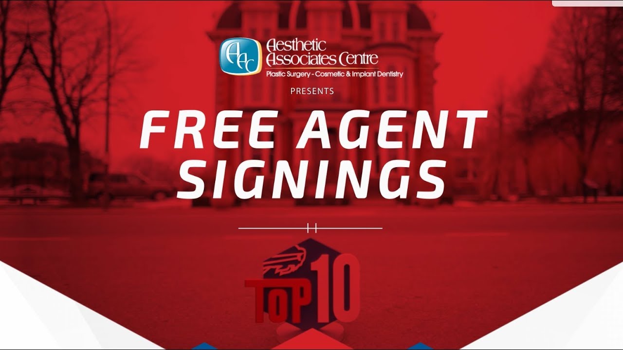 Top 10 Free Agent Signings | Buffalo Bills - YouTube