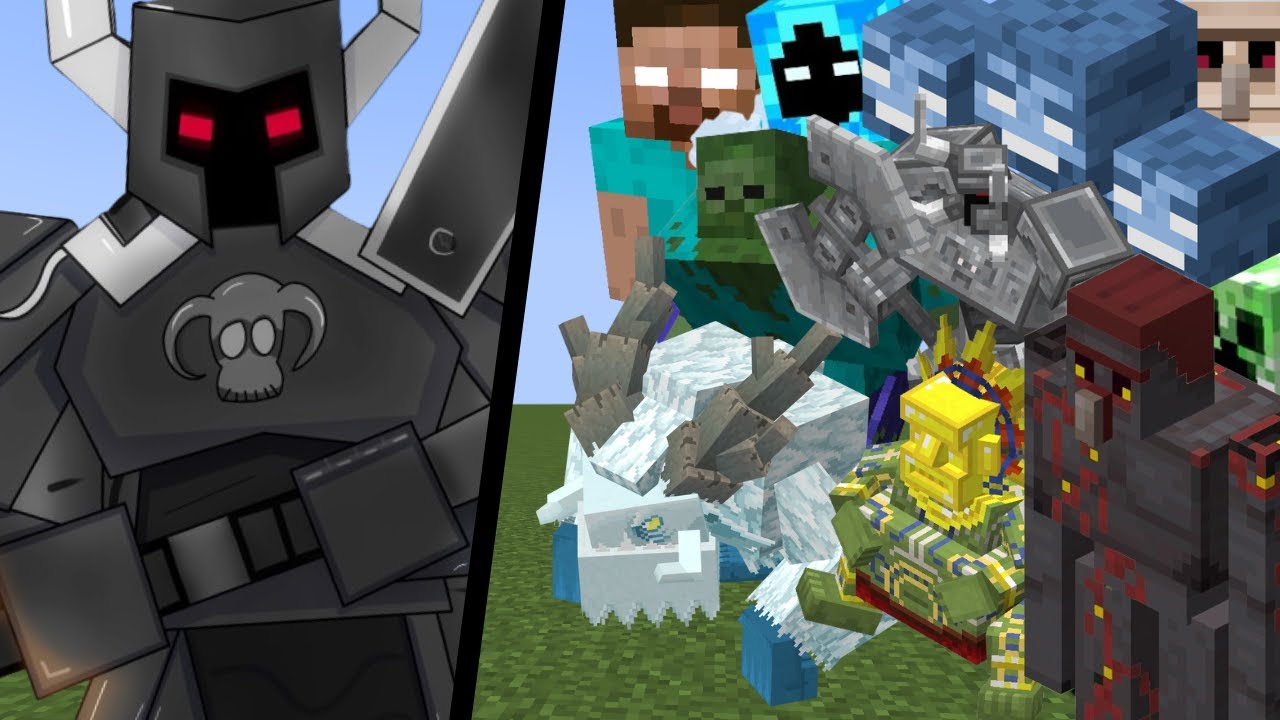 Ferrous Wroughtnaut VS Minecraft Boss Mobs - Minecraft Boss Battle ...