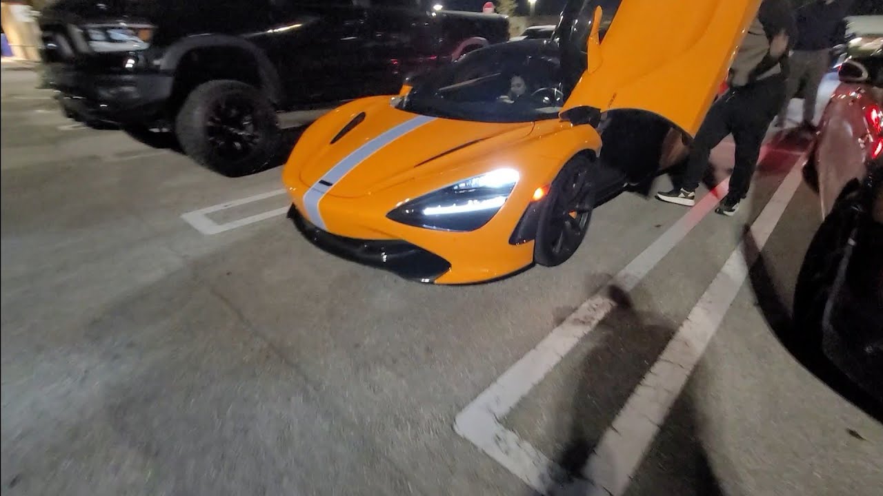 McLaren 720s vs C7 Z06 Cam FBO Ported Stock Blower - YouTube