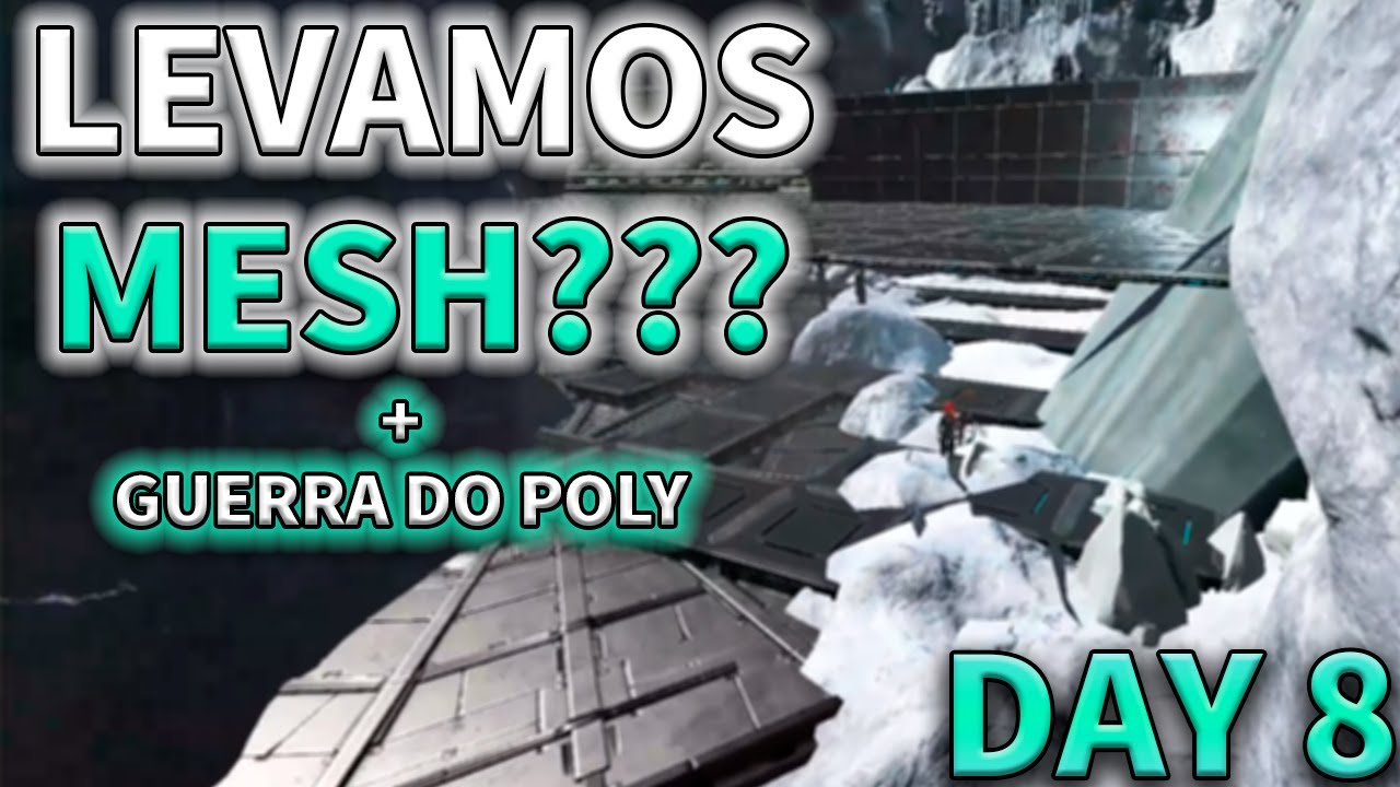 TOMAMOS MESH + A GUERRA DO POLY! ARK PVP - YouTube