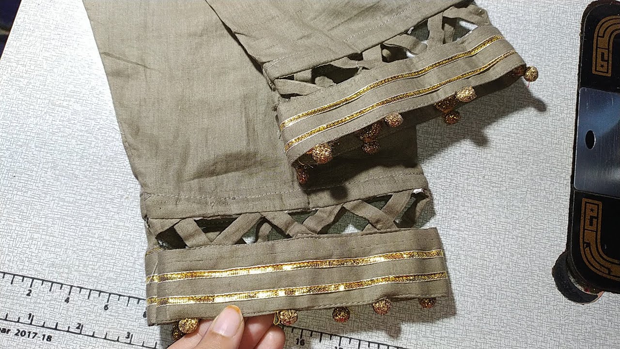 Very stylish potli pant design|| very creative and easy design. - YouTube