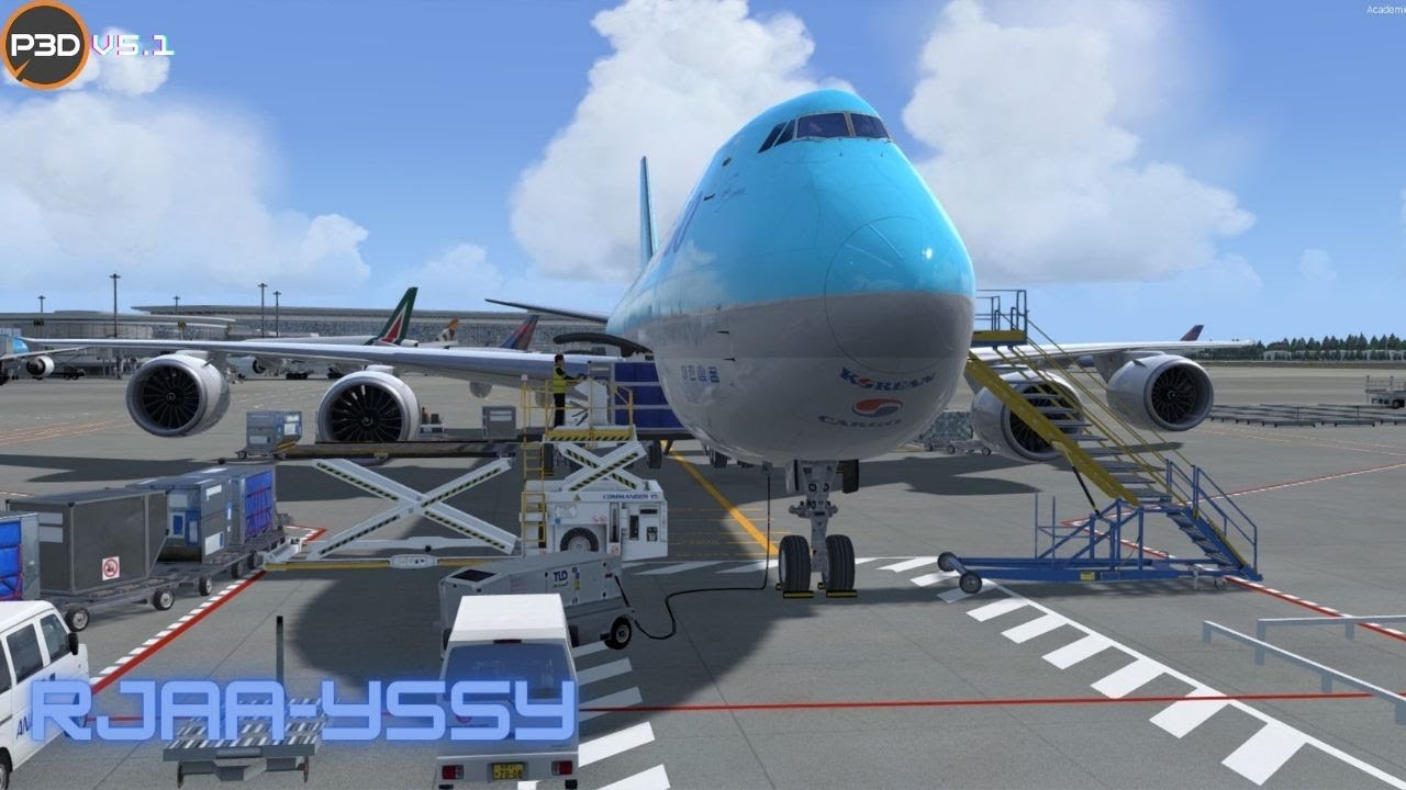 Prepar3D v5.1 | LONGHAUL Boeing 747-8 flight from Tokyo Narita to ...