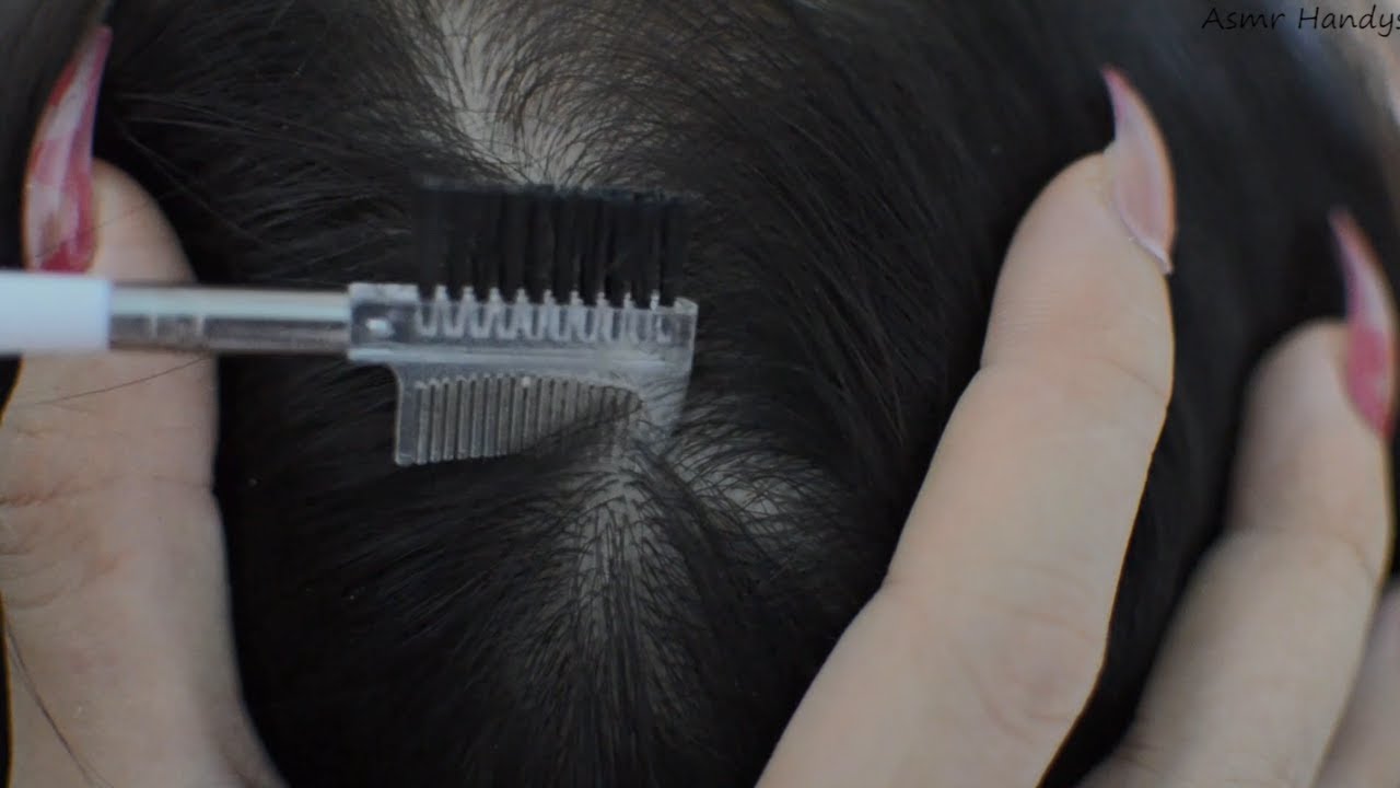 Asmr Scalp Check ~ Scalp Scratching ~ Combing ~ Hair Parting For Deep ...