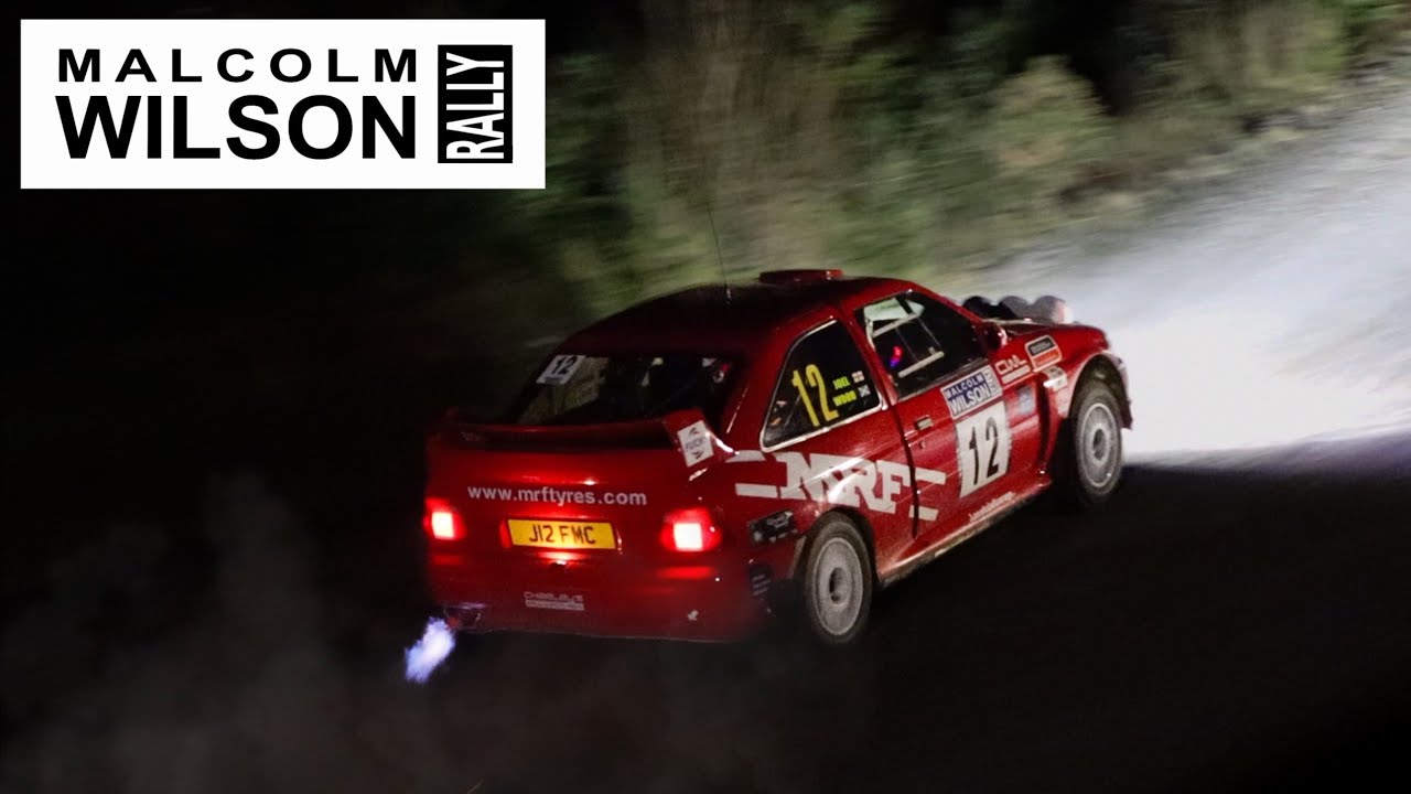MALCOLM WILSON RALLY 2024 - IN THE DARK! (Night-time Gravel Stage ...