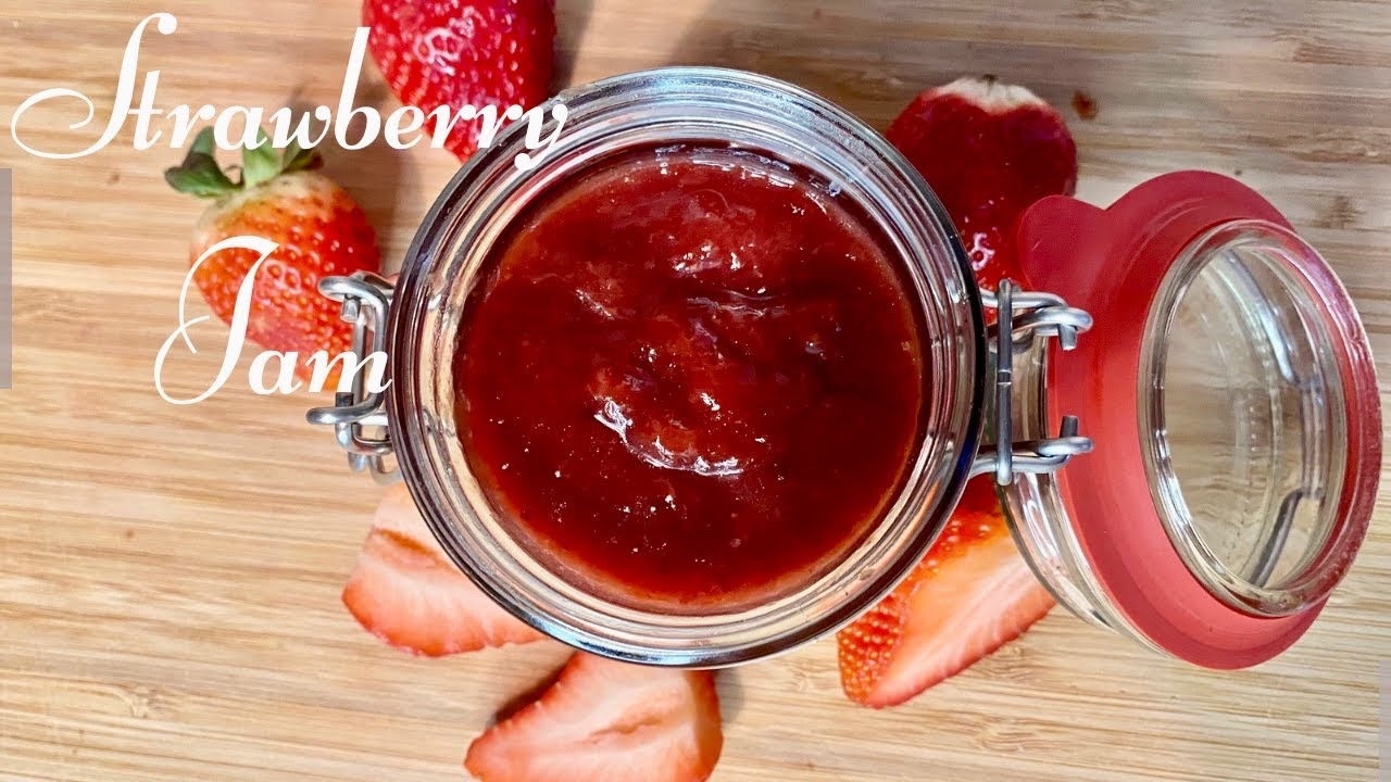 Strawberry Jam Recipe|How to make Strawberry Jam at home - YouTube