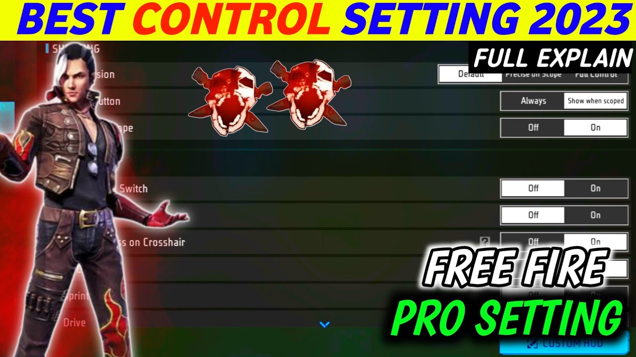 Free Fire Headshot Settings | Pro Control Settings | free fire control ...