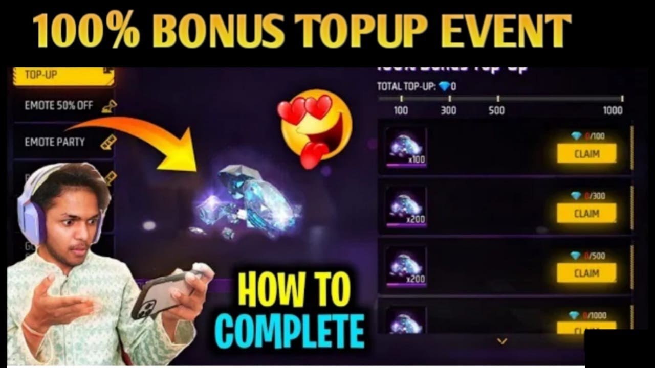 Free Fire 100 Bonus Event Conform Malayalam Upcoming Event free-fire-100-bonus-event-conform-malayalam-upcoming-event