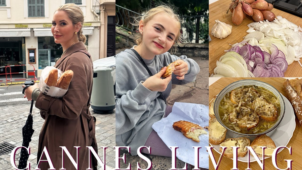 Daily Life Living in Cannes | French Onion Soup Recipe + Storm Update ...