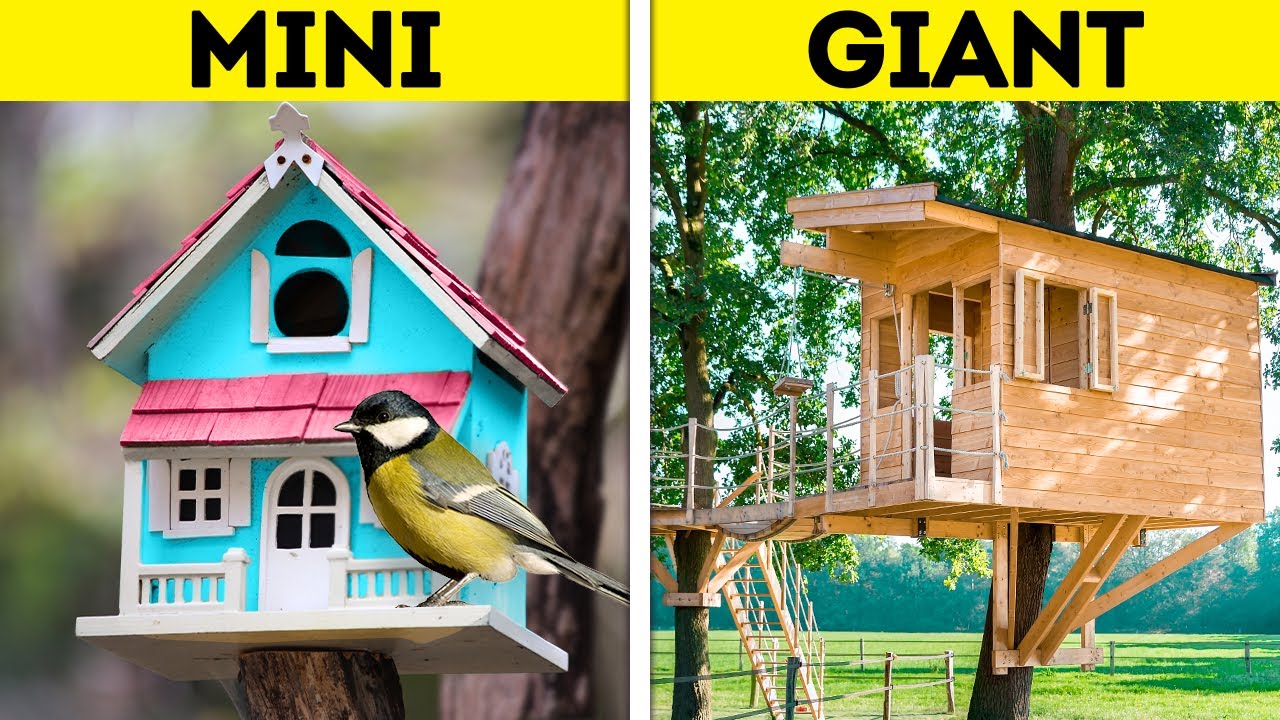 MINI VS. GIANT || Wonderful DIY House Ideas, 3D-Pen And Polymer Clay ...