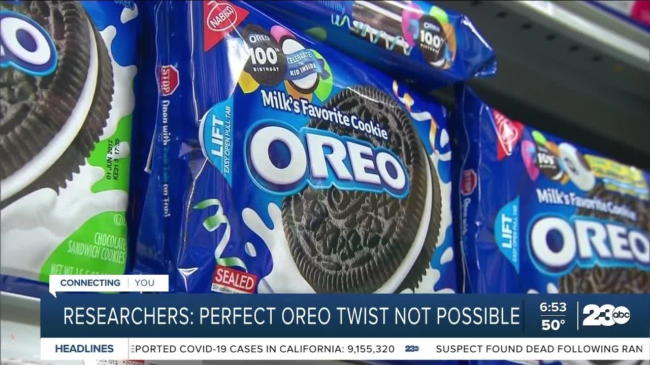 Researchers: perfect oreo twist not possible - YouTube