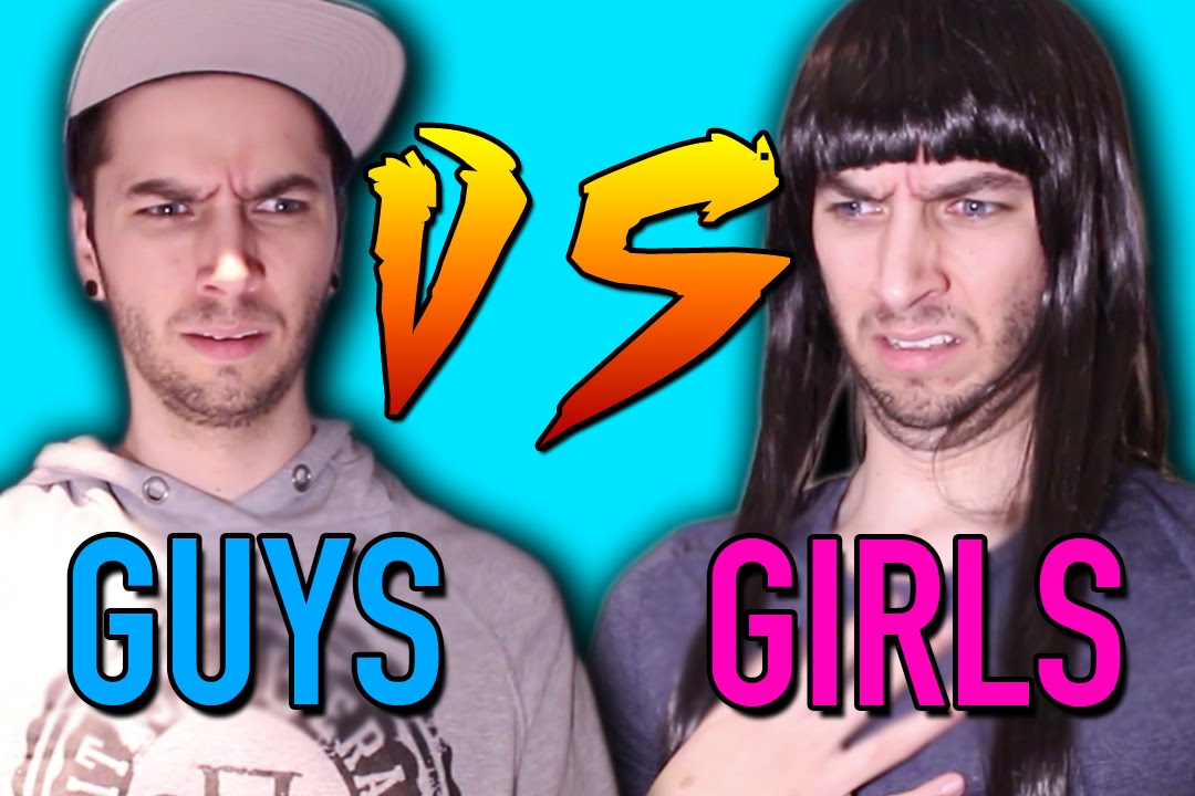 GUYS VS. GIRLS! - YouTube