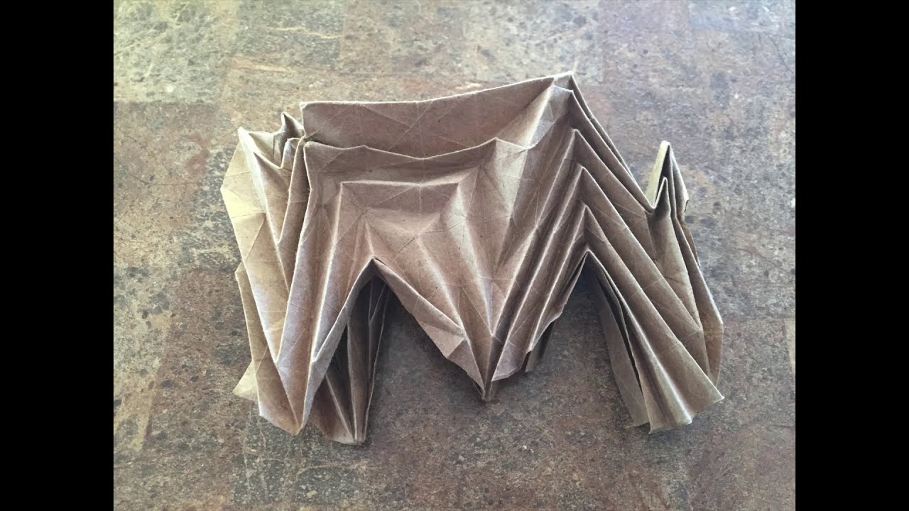 Origami Scarab Beetle HP - YouTube