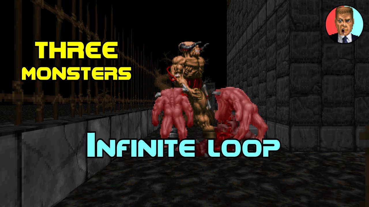These 3 DOOM monsters are stuck in an infinite loop - YouTube