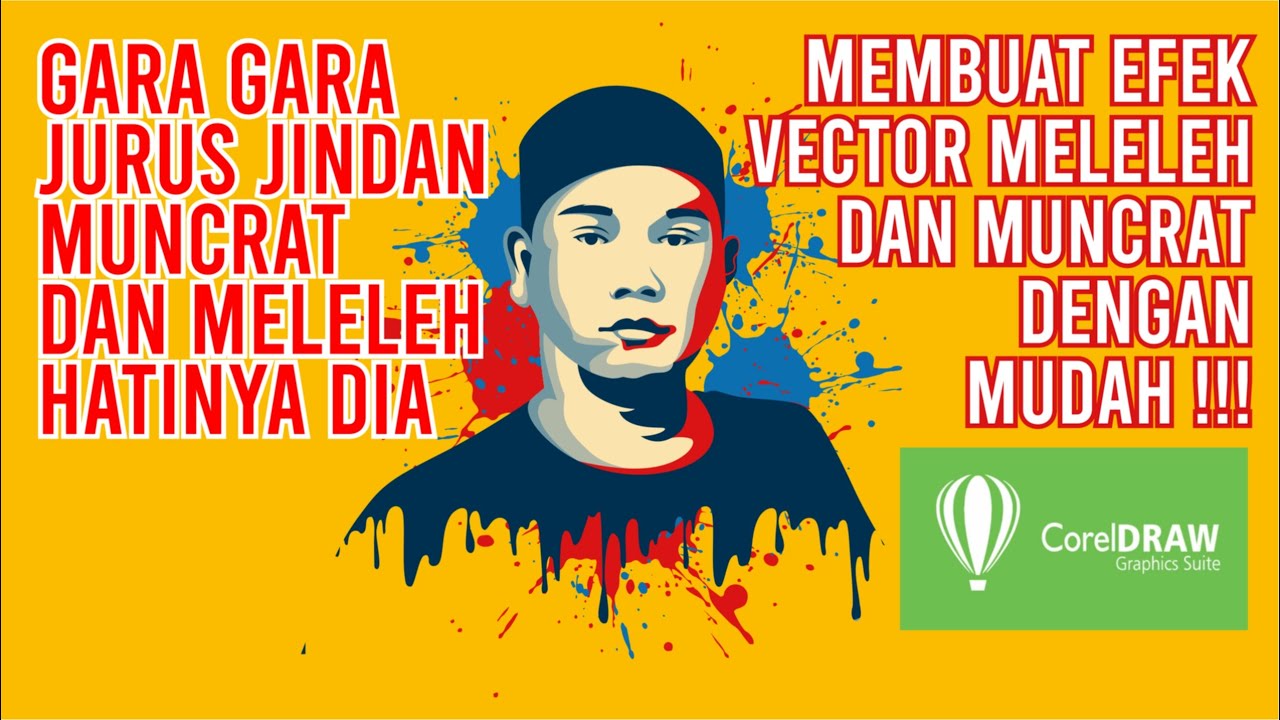 TUTORIAL MUDAH MEMBUAT EFEK DRIPPING/MELELEH/MUNCRAT/SPATTLER PADA ...