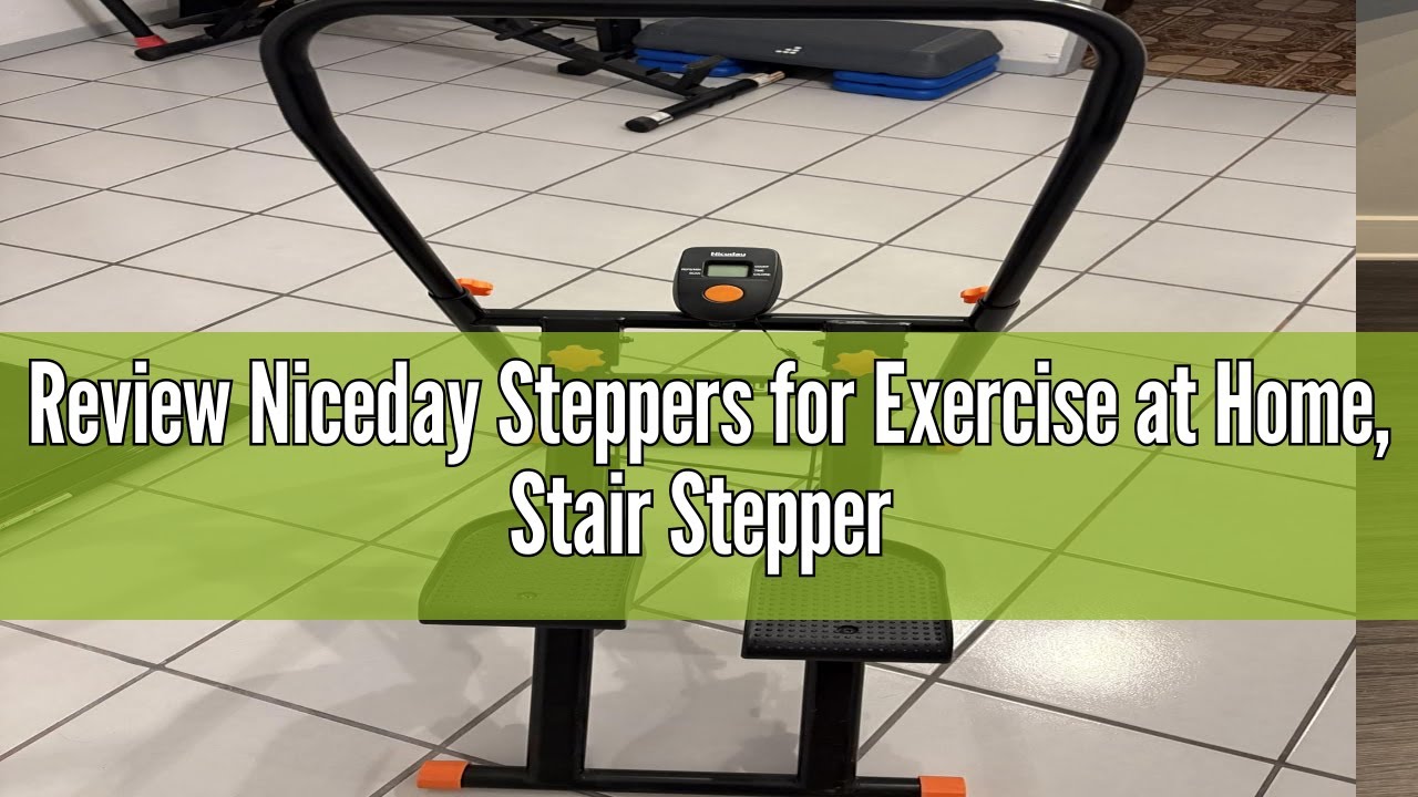 Review Niceday Steppers for Exercise at Home, Stair Stepper with Handlebar, Stair Climber ...