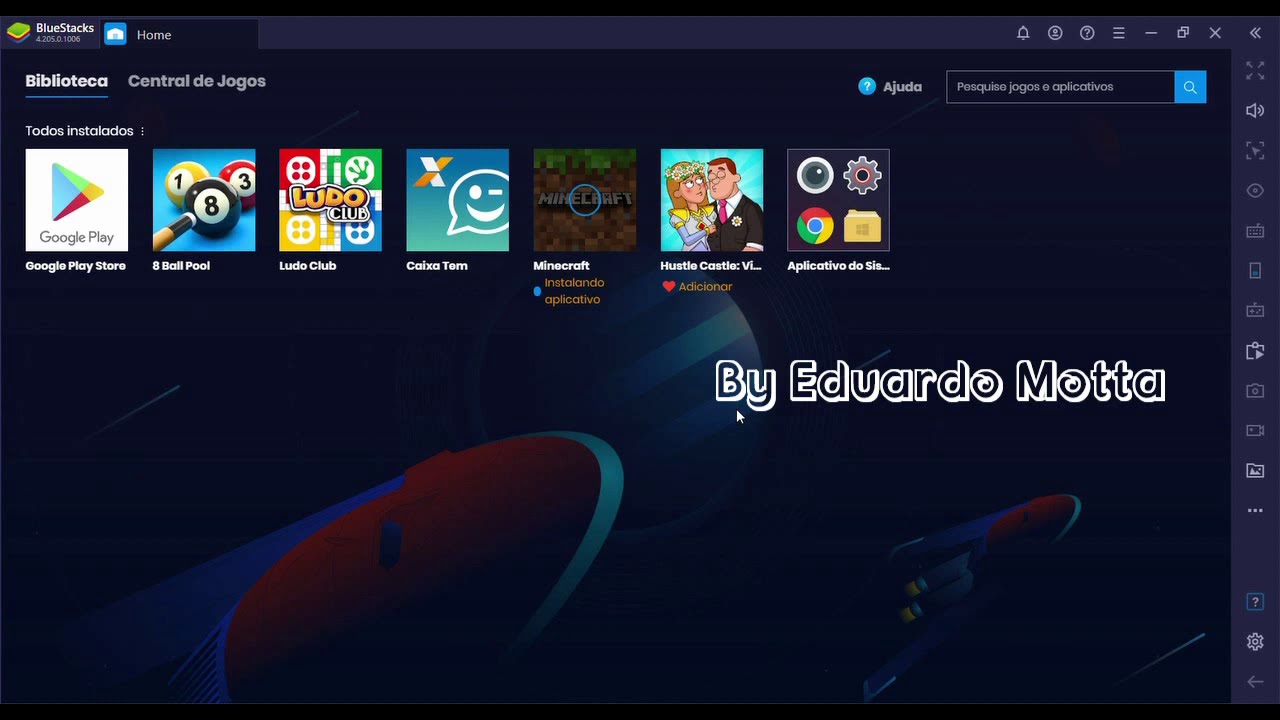 INSTALANDO MINECRAFT NO BLUESTACKS - YouTube
