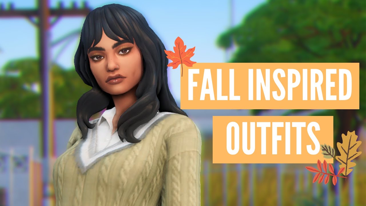 🍂Fall Inspired Outfits 🍂 | The Sims 4 | CAS + CCLinks - YouTube