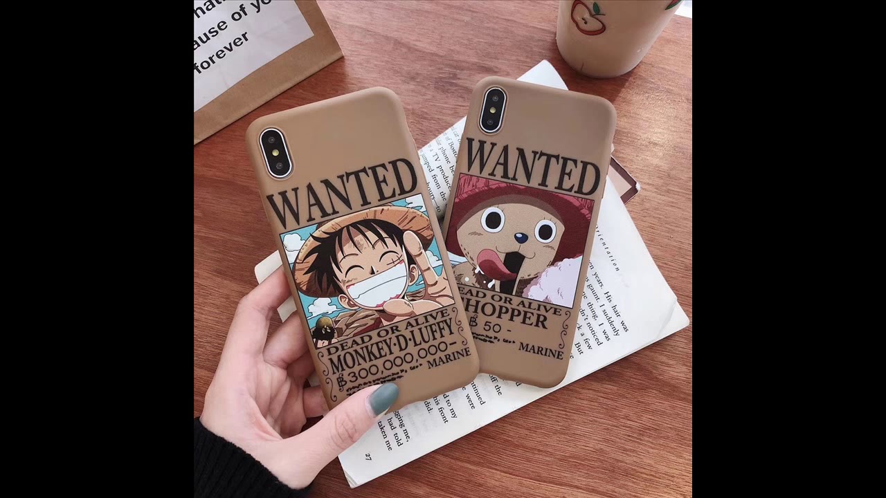 Luffy Anime Phone Case For Xs MAX XR X 6 6s 7 8 plus cartoon smile ...