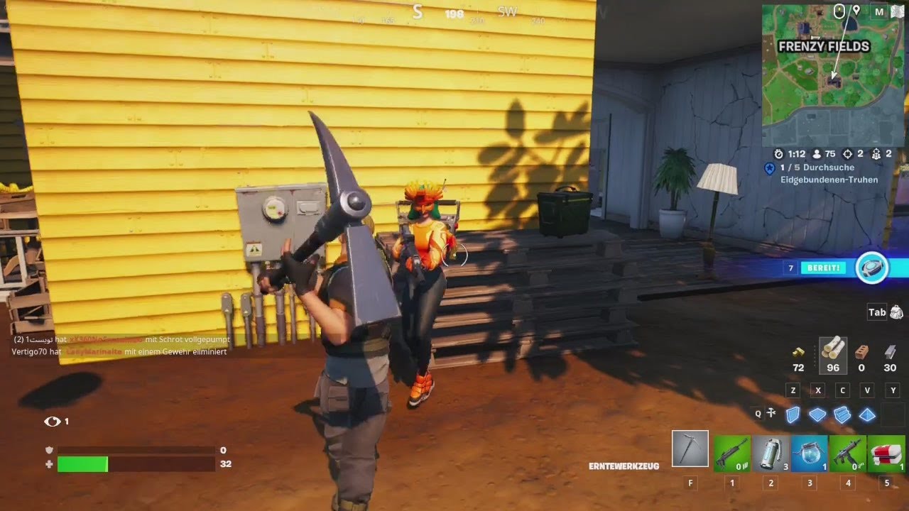 Fortnite - Pickel- bzw. Multikill - YouTube