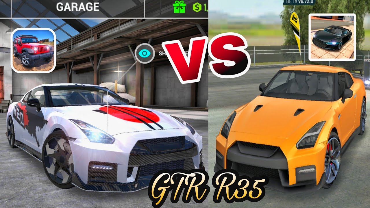 GTR R35 Top Speed in Ultimate car driving simulator VS Extreme car ...