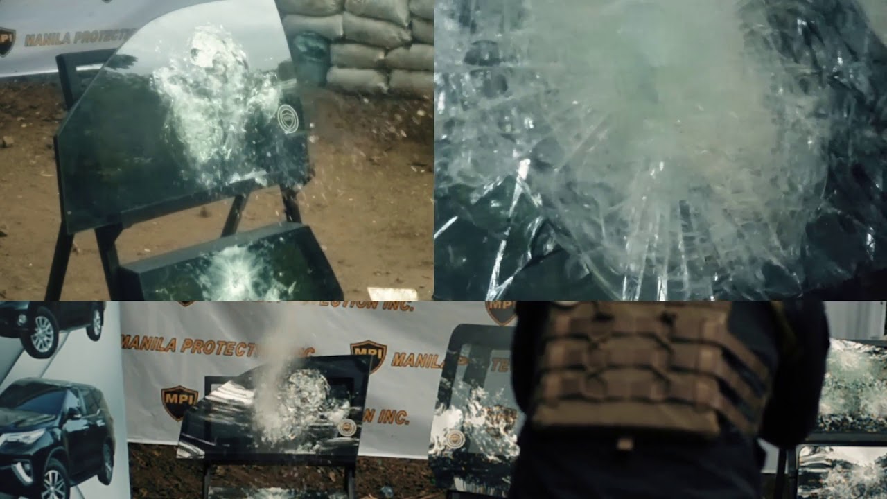 Bulletproof Test Shooting Material Manila Protection Inc - YouTube