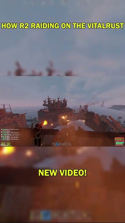 HOW R2 RAIDING ON THE VITAL RUST !!NEW VIDEO IN PROFILE! #rust #r2 #rustgame #roams #rustraid ...