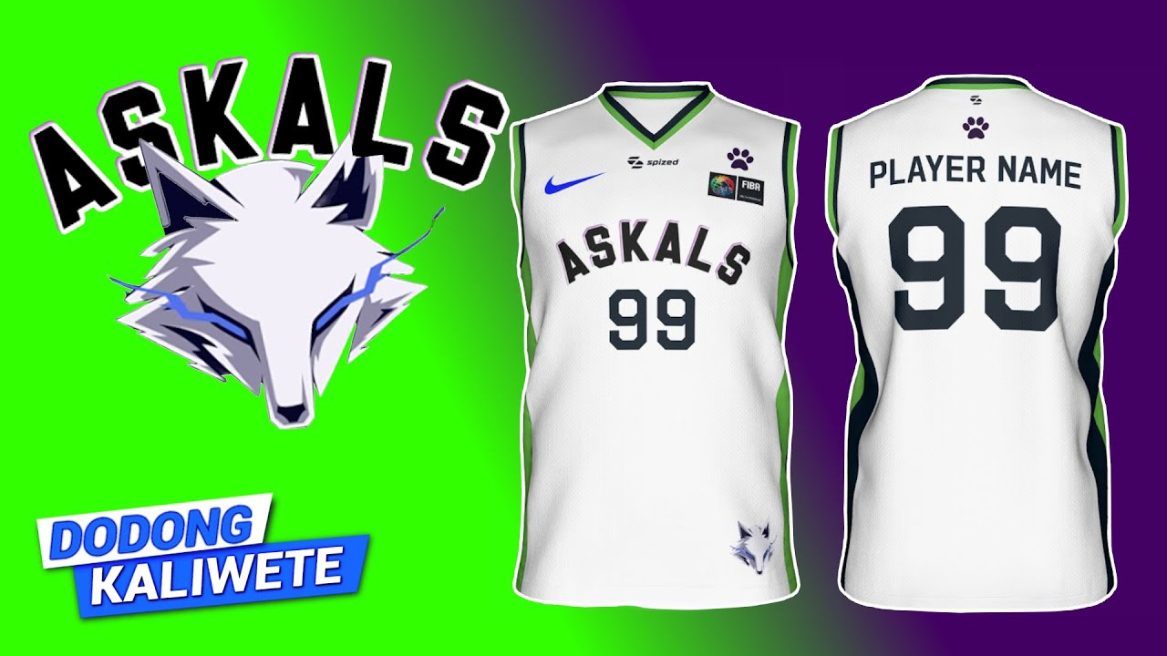 HOW TO MAKE "ASKALS" BASKETBALL JERSEY USING SPIZED - YouTube