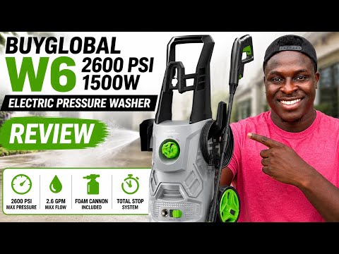 Buyglobal W6 2600 PSI Pressure Washer Review – Honest Test & Results