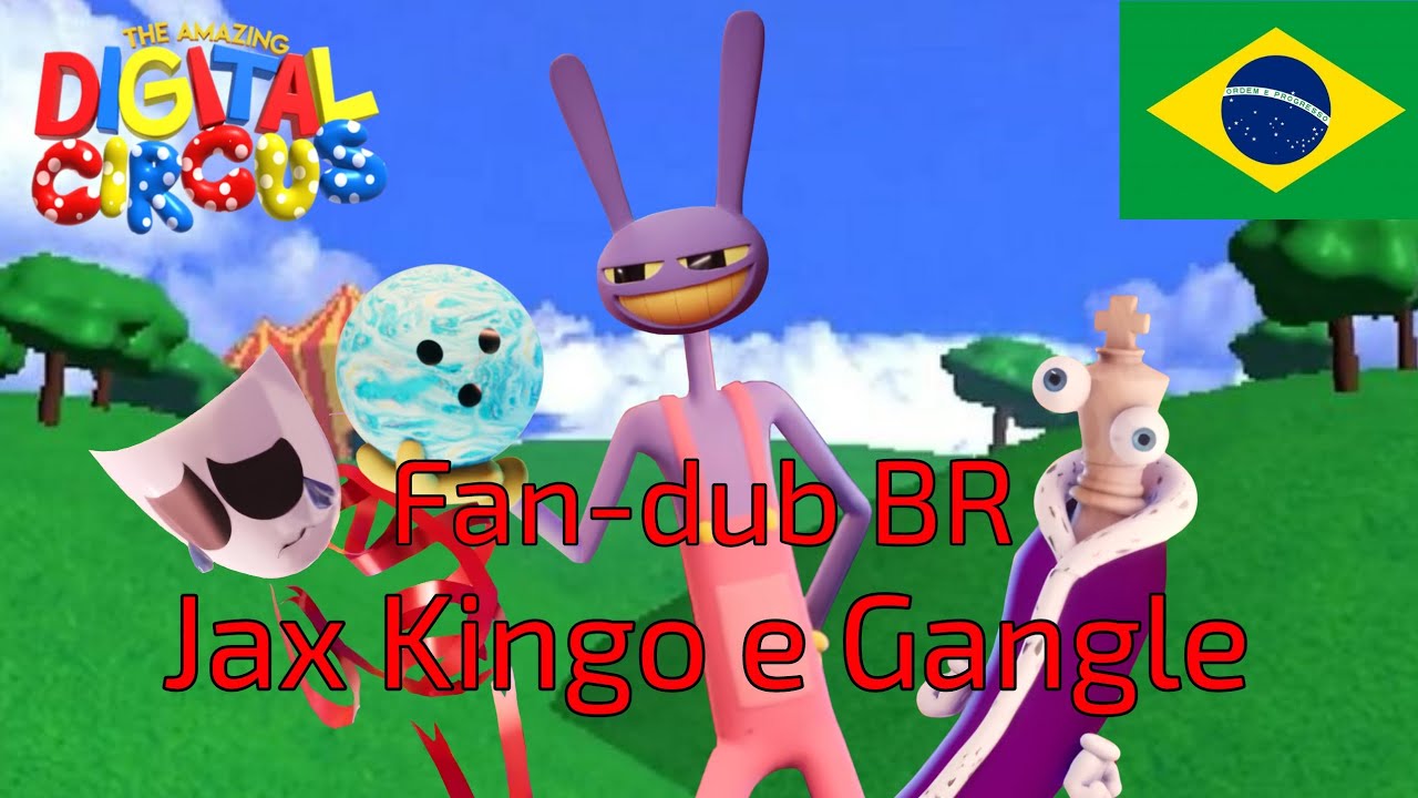 Jax Kingo e Gangle, no Reino do desfiladeiro doce (O incrível circo ...