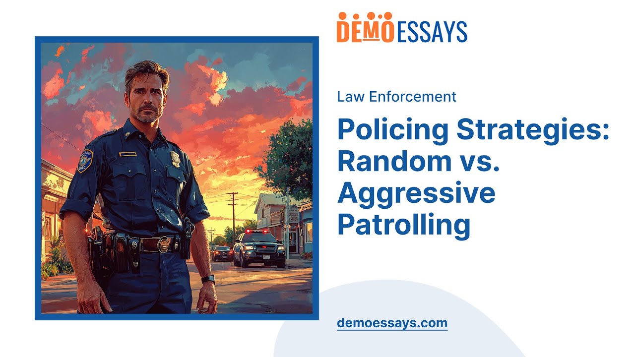 Policing Strategies: Random vs. Aggressive Patrolling - Essay Example ...