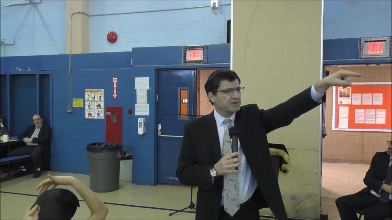 Rabbi Steven Weil speaks at Rambam Mesivta - YouTube